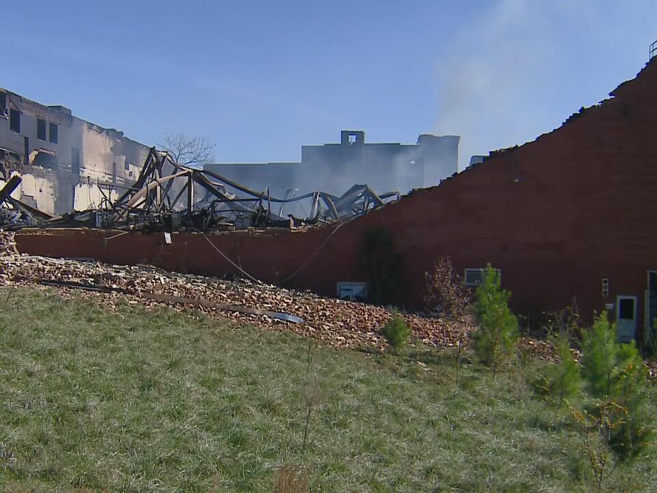 Air quality near old mill fire in Graham is moderate-unhealthy, EPA reports