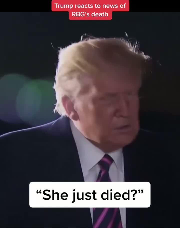 #FirstVideoChallenge RBG died at 87 from cancer. - NewsBreak