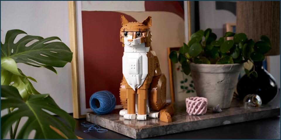I'm Not Even a LEGO Collector and I Want This Cute Orange Cat Model ...