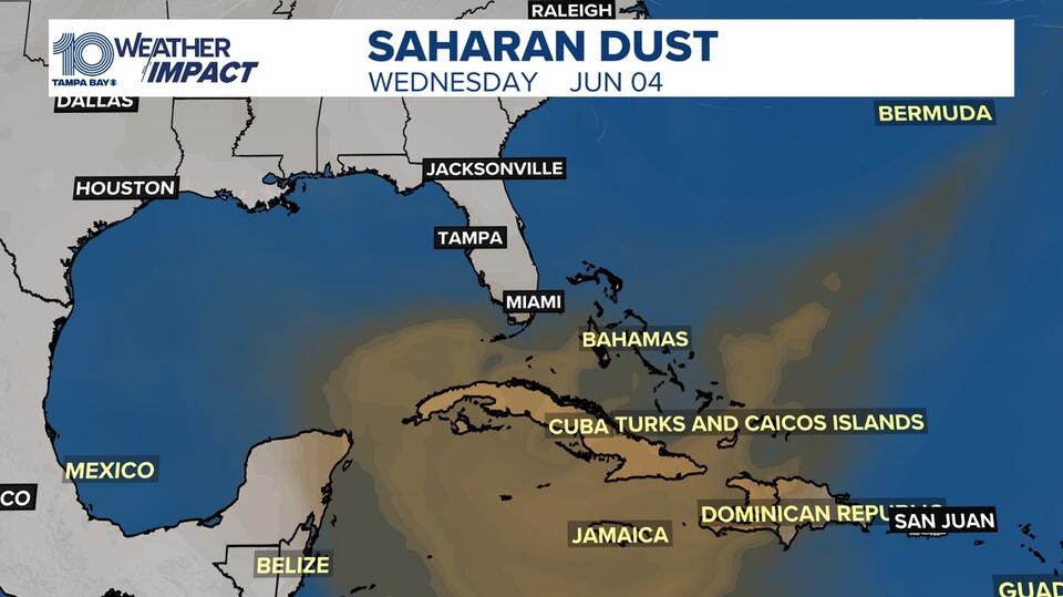 Saharan dust returning to Florida: Here's what it means for Tampa Bay ...