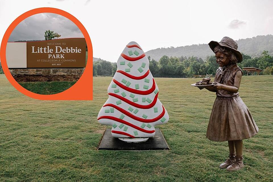 Little Debbie Park with Giant Snack Cake Statues Opens in Collegedale ...