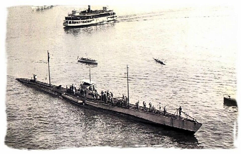 A UC-97 German submarine from WWI became a tourist attraction following ...