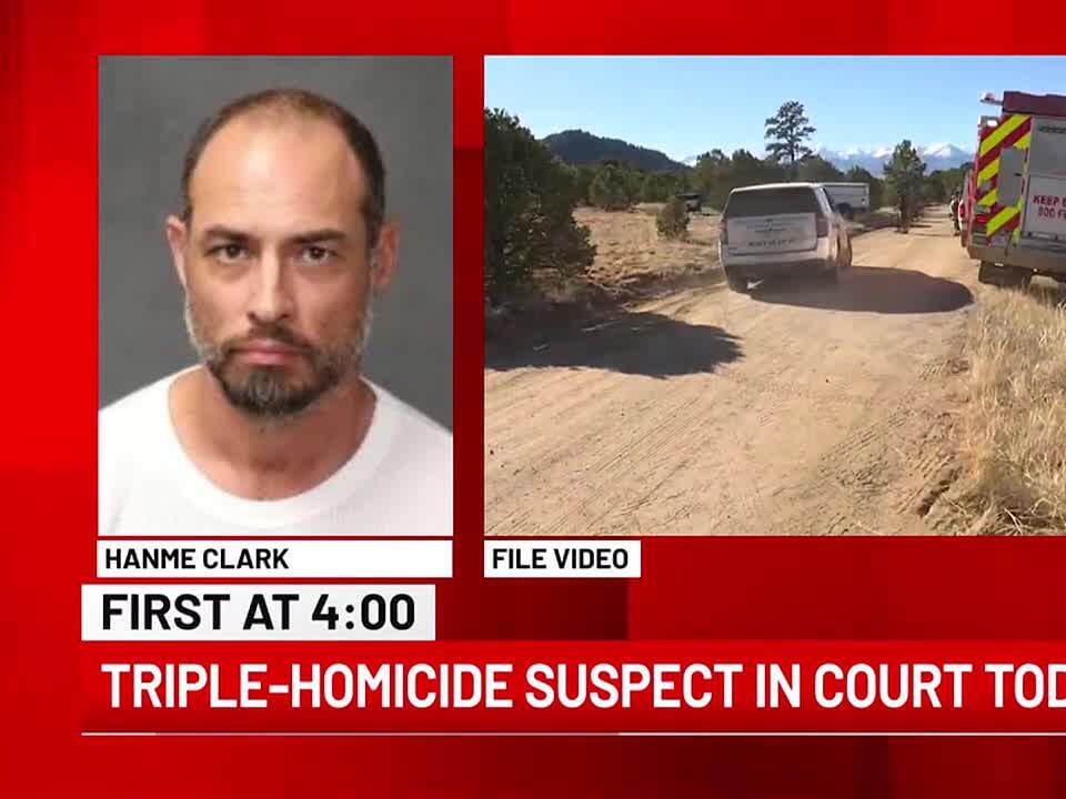 Hanme Clark accused of killing three people in Westcliffe appears in court