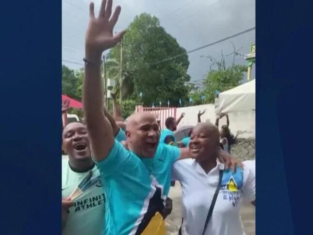 Watch: Saint Lucia cheers as sprinter Julien Alfred wins island's first ...