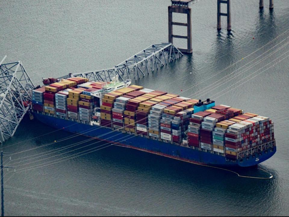 Trapped cargo ship Dali will refloat to Baltimore Monday at high tide