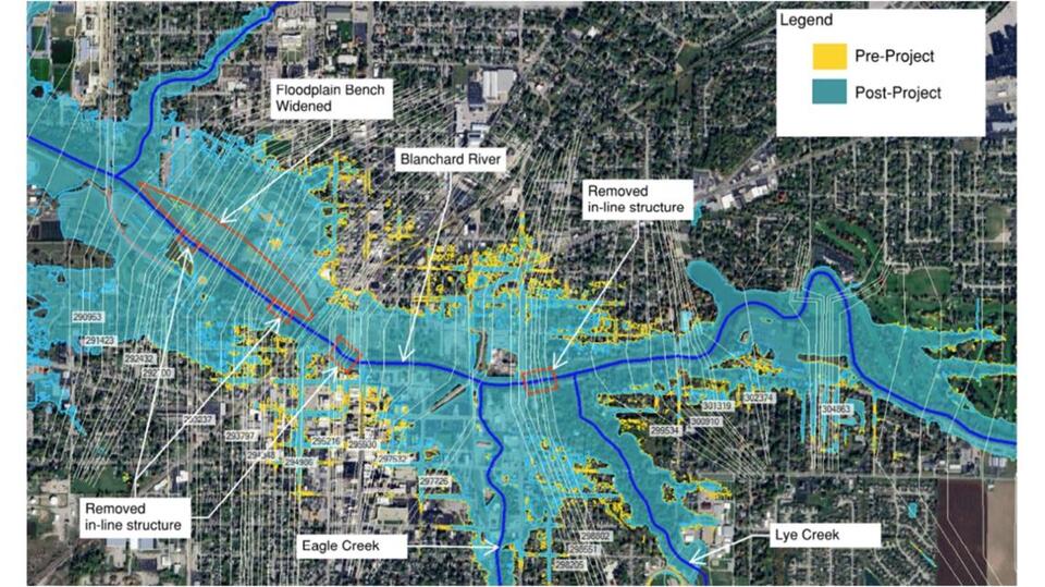 Revised Findlay flood zone map submitted to FEMA, city says - NewsBreak