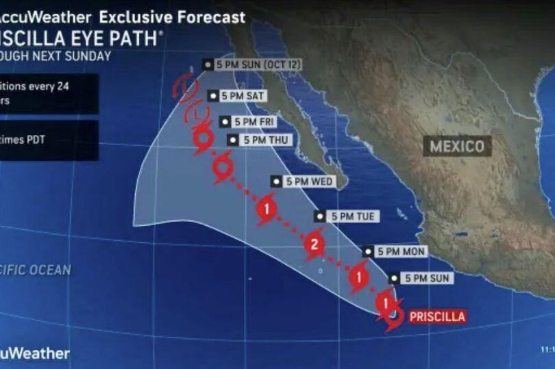 Hurricane Priscilla barrels toward one US state as millions on edge ...