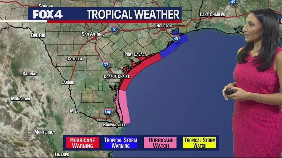 Beryl: Projected path, live tracking and impact to North Texas - NewsBreak