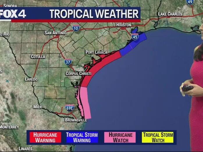 Beryl: Projected path, live tracking and impact to North Texas