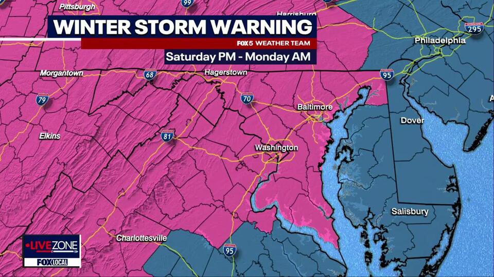 DC Snow Forecast: Winter Storm Warning, State of Emergency issued for ...