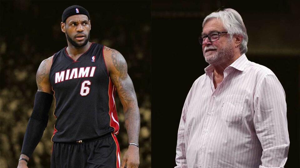 Miami Heat owner Micky Arison poked fun at LeBron James' infamous ...