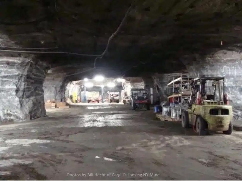 Massive Cayuga Lake salt mine runs on high-tech tools deep underground ...