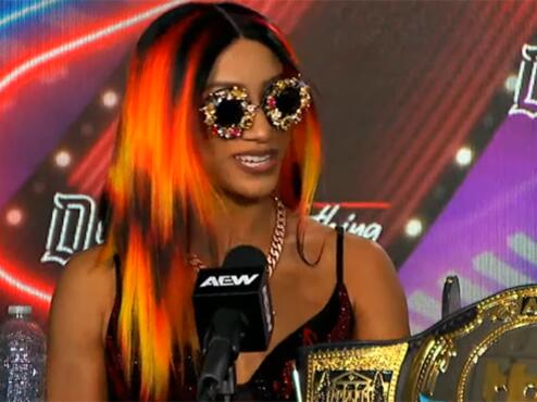 Mercedes Mone Hopes Mina Shirakawa Wins AEW Women’s Title At Forbidden Door