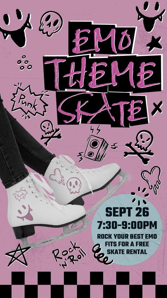 Emo-Themed Skate Night Coming to Berger Foundation Iceplex Sept. 26 ...