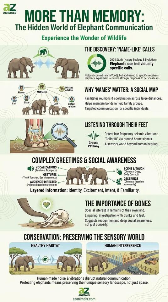 Elephants Don’t Just Remember Faces, They May Have “Names” for Each ...
