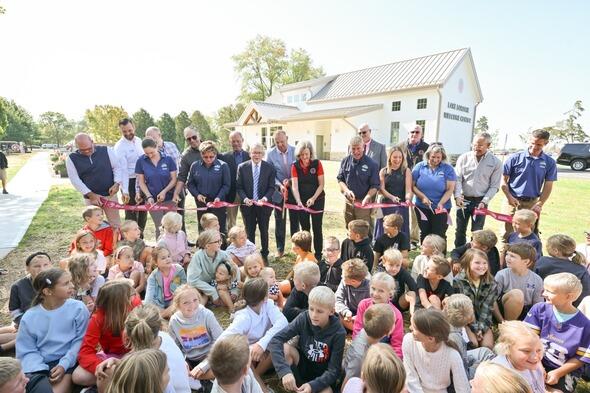 Governor DeWine and ODNR Open New Welcome Center at Lake Loramie State ...