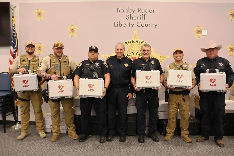 Liberty County Sheriff’s Office adds AEDs to patrol vehicles and county ...