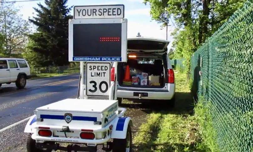 Request Gresham Police’s new speed trailer to slow drivers - NewsBreak
