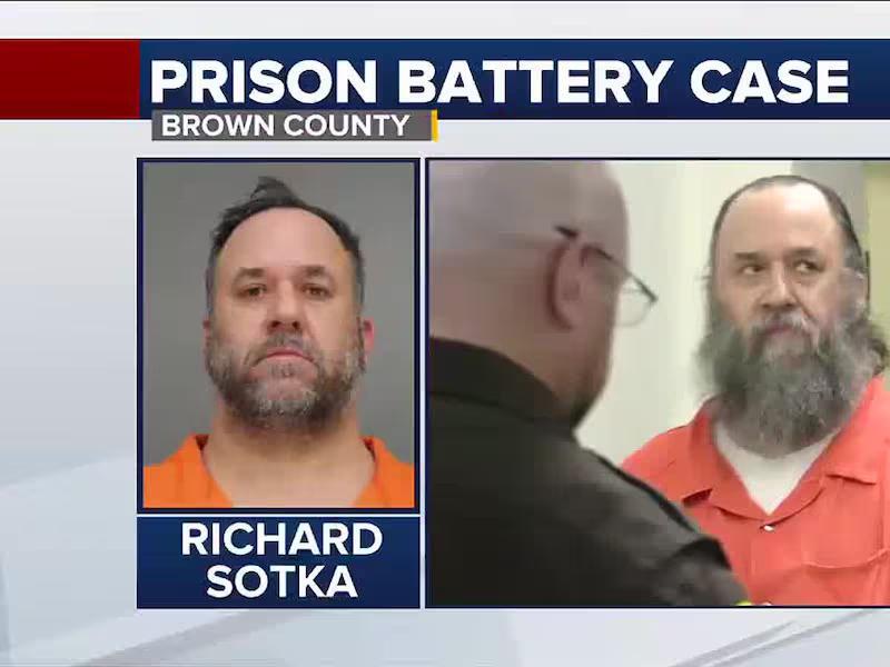 Man convicted of double murder faces prison battery charges