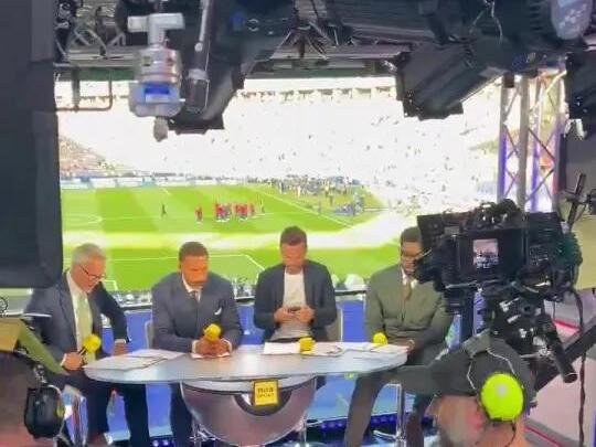 Incredible footage shows how close BBC and ITV studios are for Euro ...