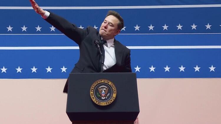 Elon Musk's hand signal drawing outrage - NewsBreak