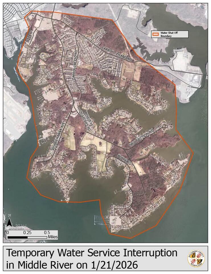 No water in Bowleys Quarters Wednesday; two schools closed - NewsBreak