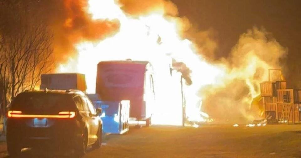 Westfield barn fires spreads causes $300K in damages - NewsBreak