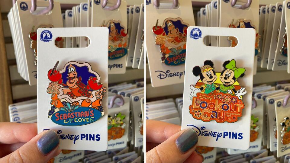 Sebastian’s Cove, Lookout Cay, and Castaway Cay Pins Now Available At ...