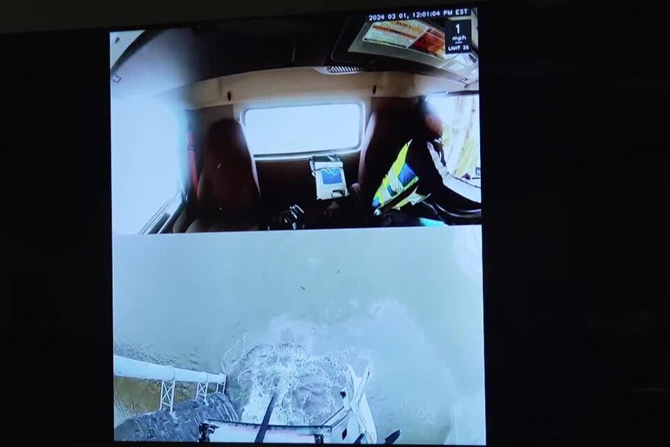 WATCH: Video shows moments where woman nearly drives off Clark Memorial ...