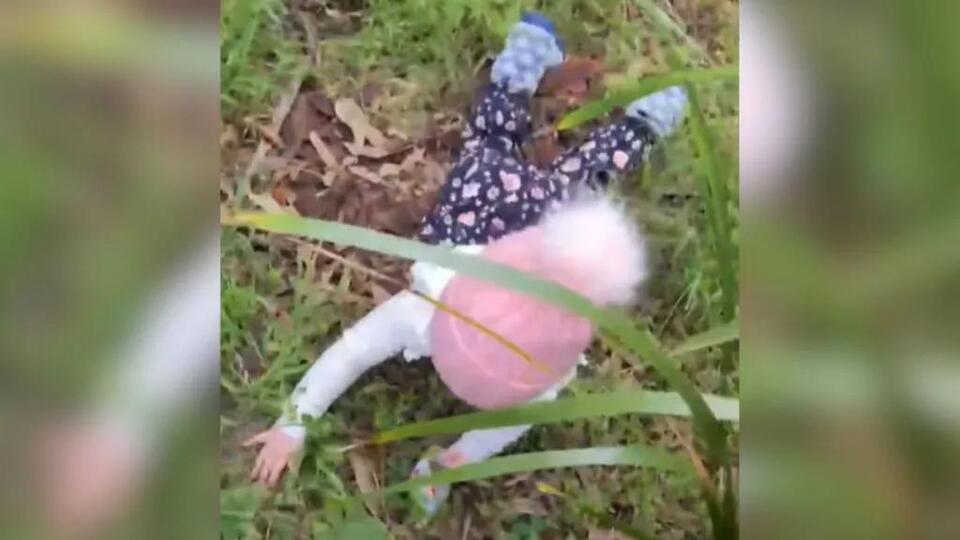 Little Girl’s Reaction To Falling Off Slide Is Unexpectedly Adorable ...