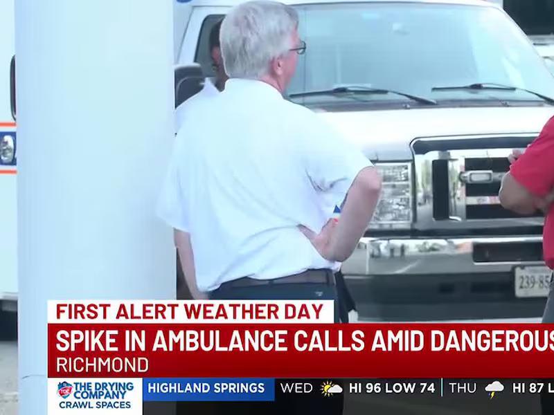 RAA emergency calls increase as extreme heat continues