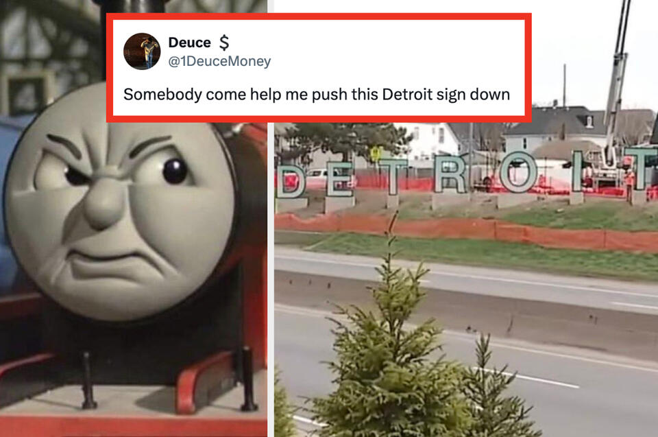 People Are Roasting Detroit's Attempt At Its Own Hollywood Sign - NewsBreak