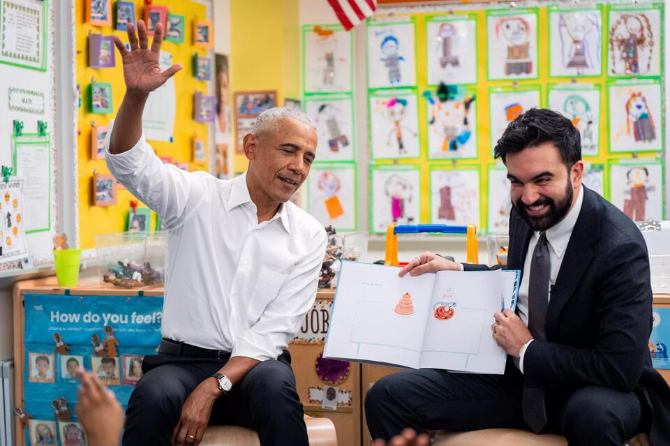 Obama and Mayor Mamdani Visit Bronx Preschool to Inspire Kids - NewsBreak