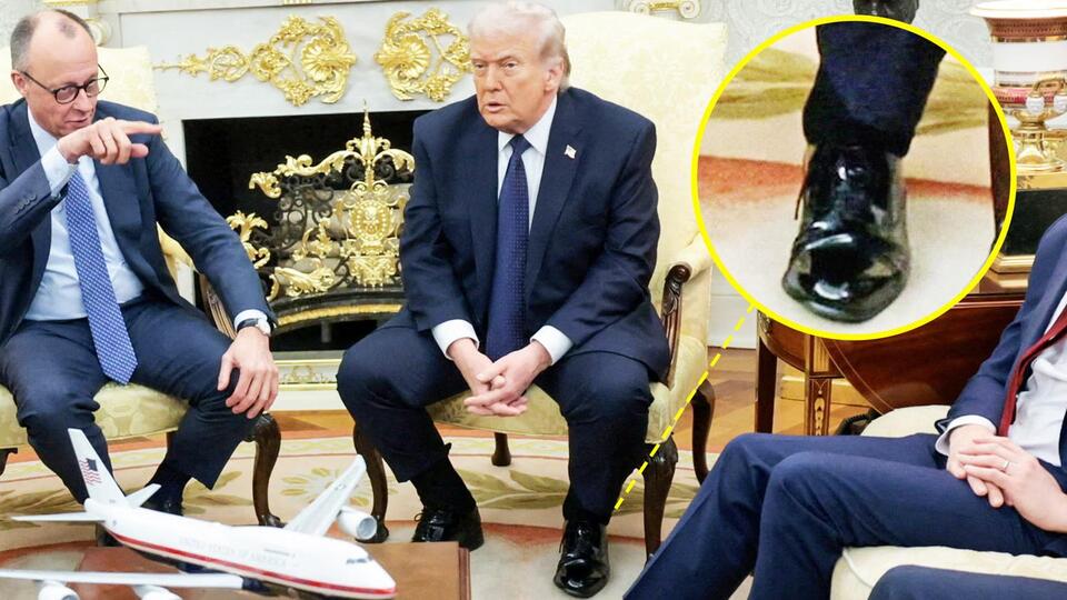 Trump, 79, Flaunts His Bulging Cankles at Important Meeting - NewsBreak