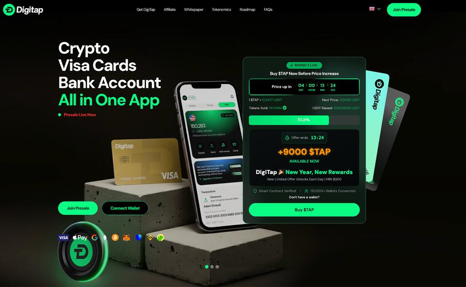 Is the 124% Staking APY the Reason Digitap ($TAP) is the Best Crypto ...