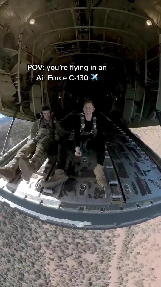 Experience this epic flying in an Air Force C130 w Sam Eckholm his ...