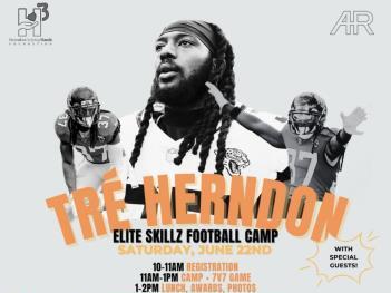 Tre Herndon Youth Football Clinic Set For June 22