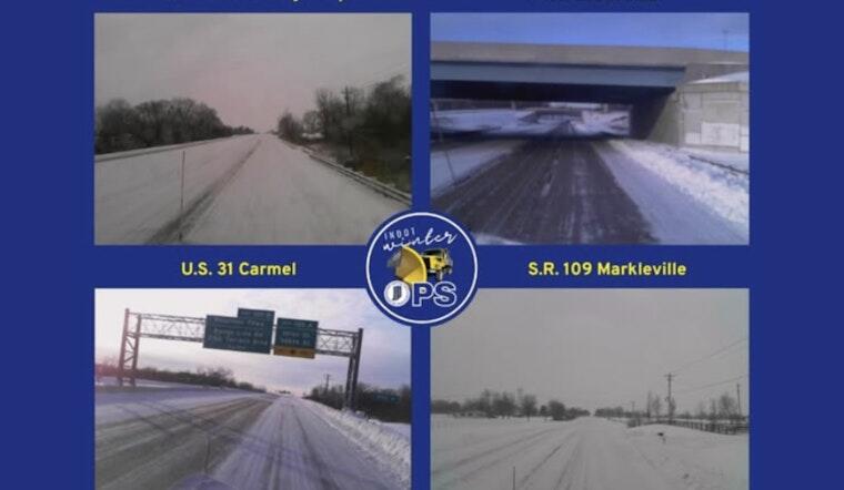 INDOT East Central Battles to Clear Roads Amid Post-Snowfall Winds and ...