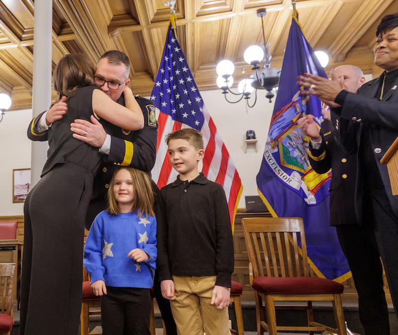 Swearing in of new Syracuse Police Chief Mark Rusin - NewsBreak