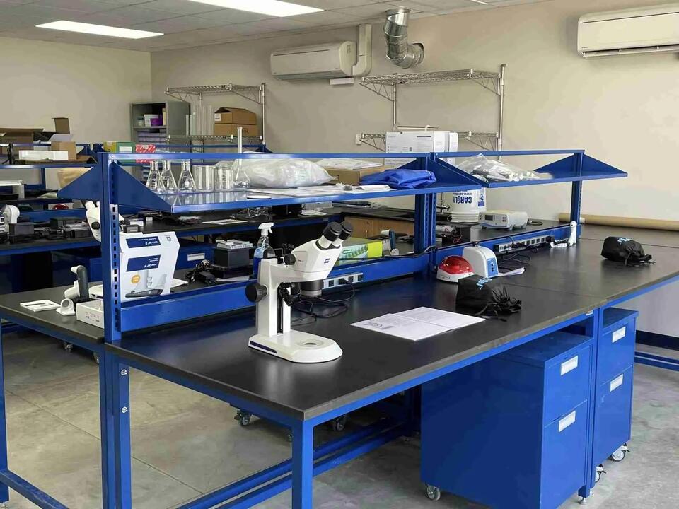 Research lab installation underway at Wynne High School as part of ...