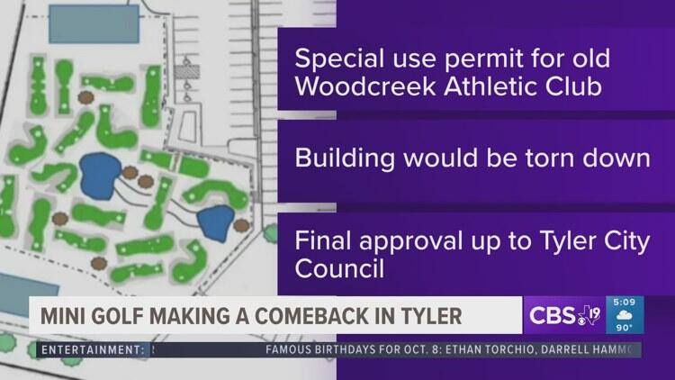 Outdoor mini golf could return to Tyler following zoning change - NewsBreak