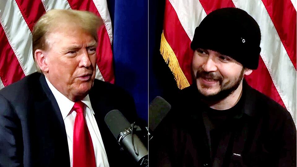 Trump Calls Starstruck Podcaster ‘Beauty’ When He Reminds Trump ‘You ...