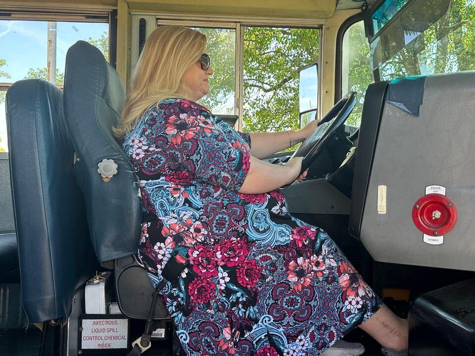 Meet one Louisville teacher who is also a bus driver