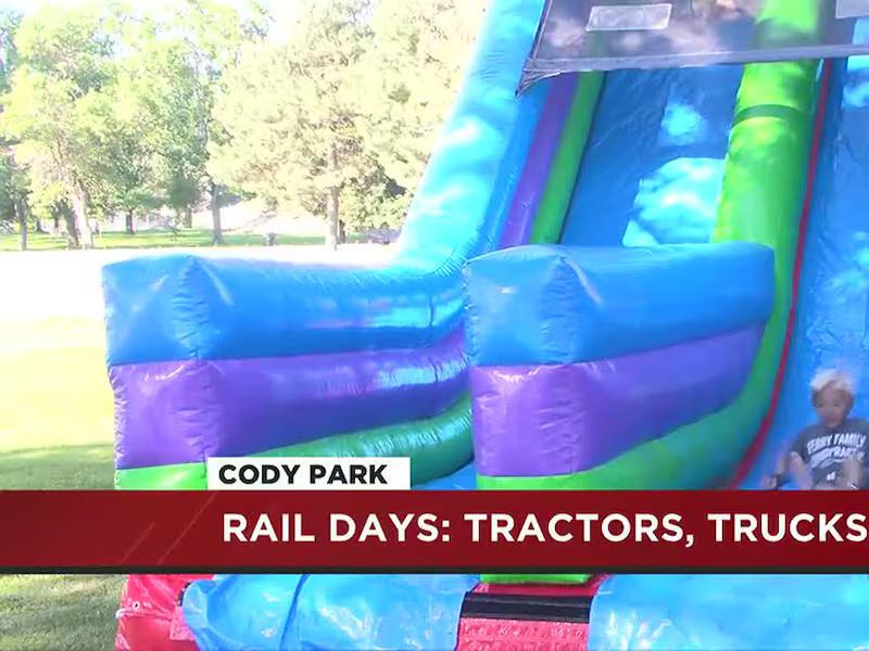 Golden Spike Tower celebrates Rail Days in Cody Park