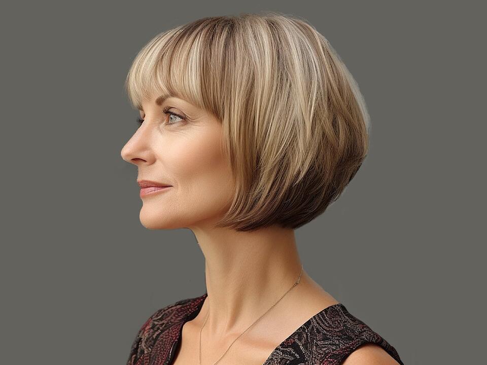 33 Classy Graduated Bobs with Bangs - NewsBreak