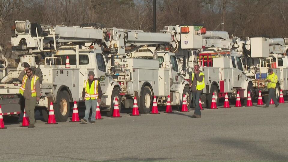 Ice storm threat brings utility crews, emergency shelter to Piedmont ...