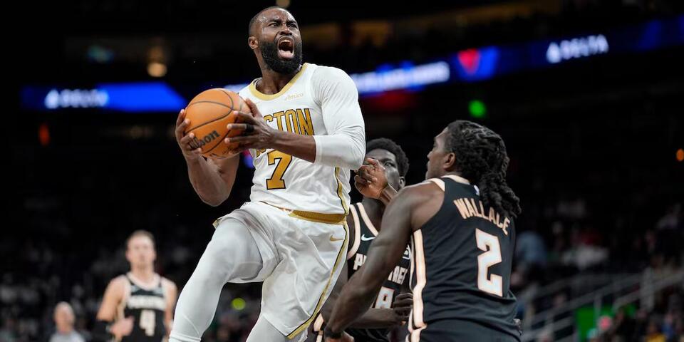 Hawks can’t stop Jaylen Brown in ugly loss to Celtics - NewsBreak