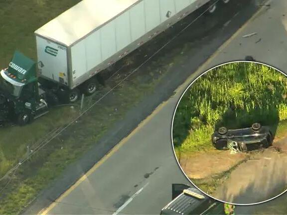 Driver killed after tractor trailer crosses into oncoming traffic on ...