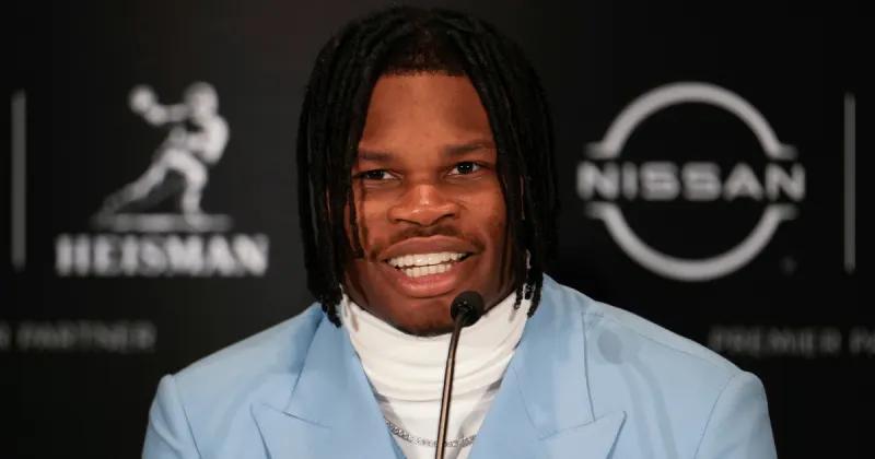 Travis Hunter dons pink jacket to highlight 2025 NFL Draft outfit ...