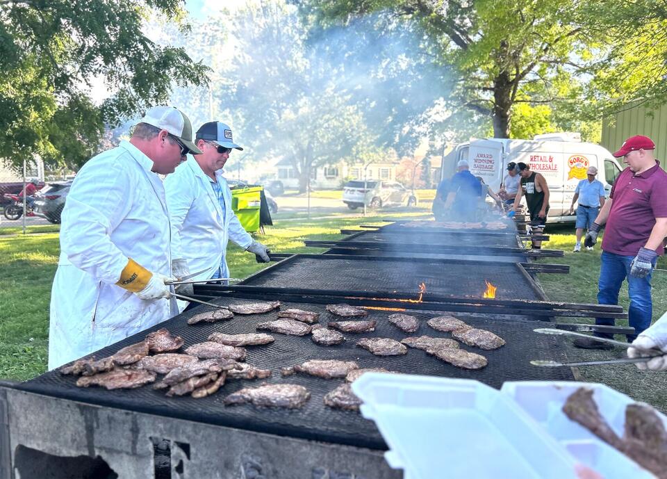 Steak for scholarships. Annual cookout benefits youth who show beef at ...